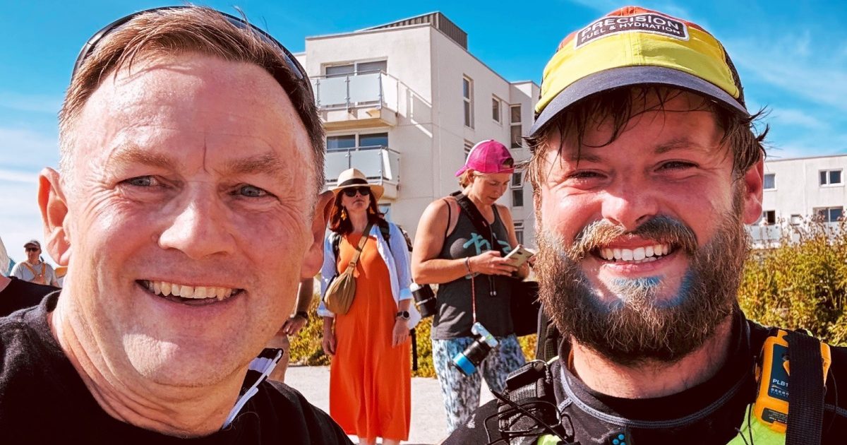 Charity welcomes Mike Lambert home as he completes solo round-Britain ...